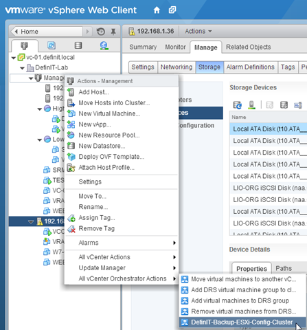 Extending a vCenter Orchestrator (vCO) Workflow with ForEach – Backing up all ESXi hosts in a ...
