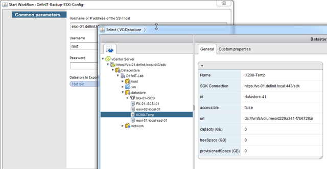 Backing up ESXi 5.5 host configurations with vCenter Orchestrator (vCO) – Workflow design ...